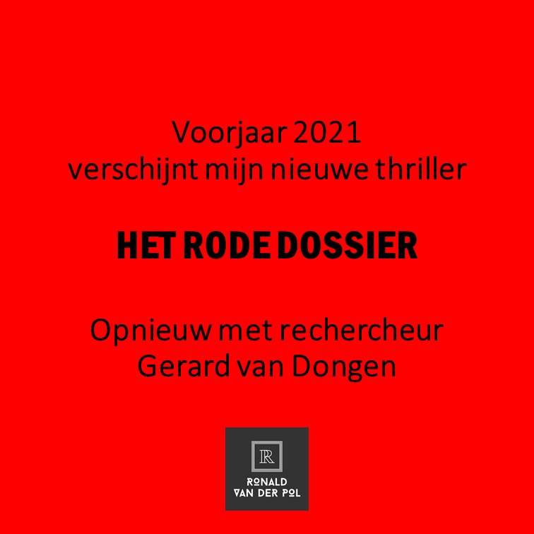 RONALD VAN DER POL – THRILLER AUTEUR